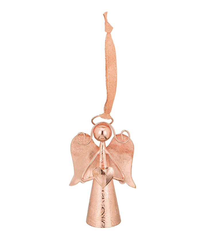 Rose Gold Angel Christmas Topper