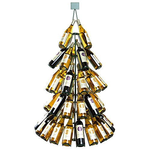 Painted Wine Bottles Christmas Tree Stylish Ways To Decorate A Wine