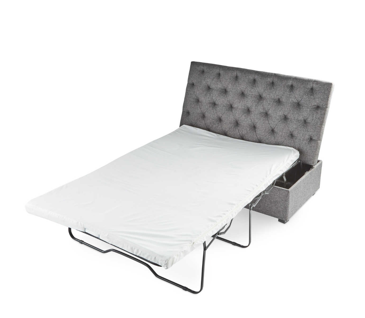 Aldi s bed in a box is ideal for small rooms and storage