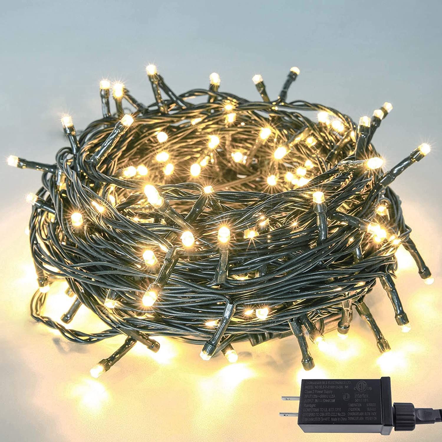 White Christmas Lights Strand