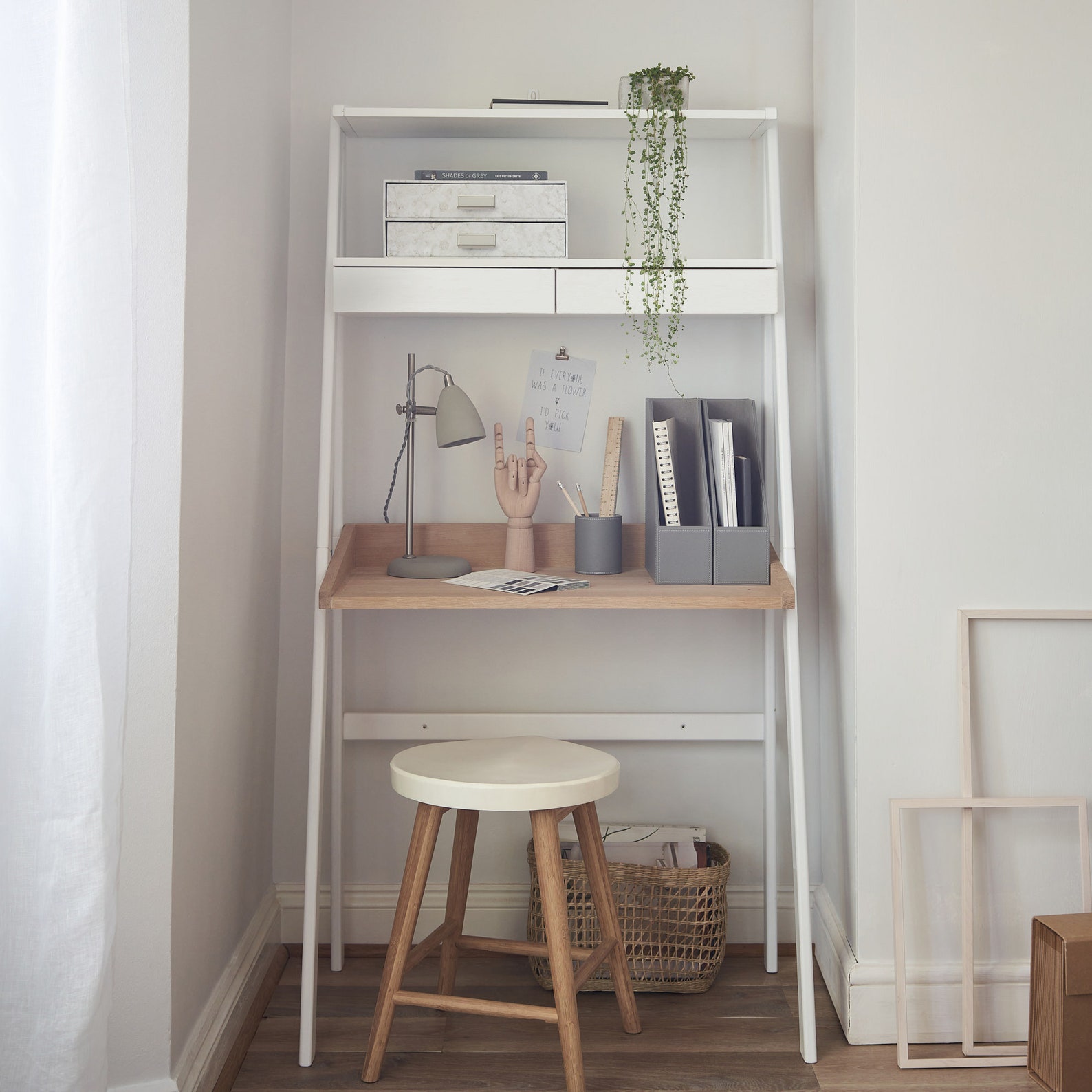 Ladder Desks For Small Spaces 12 Ladder Shelf Desks For All Your Small