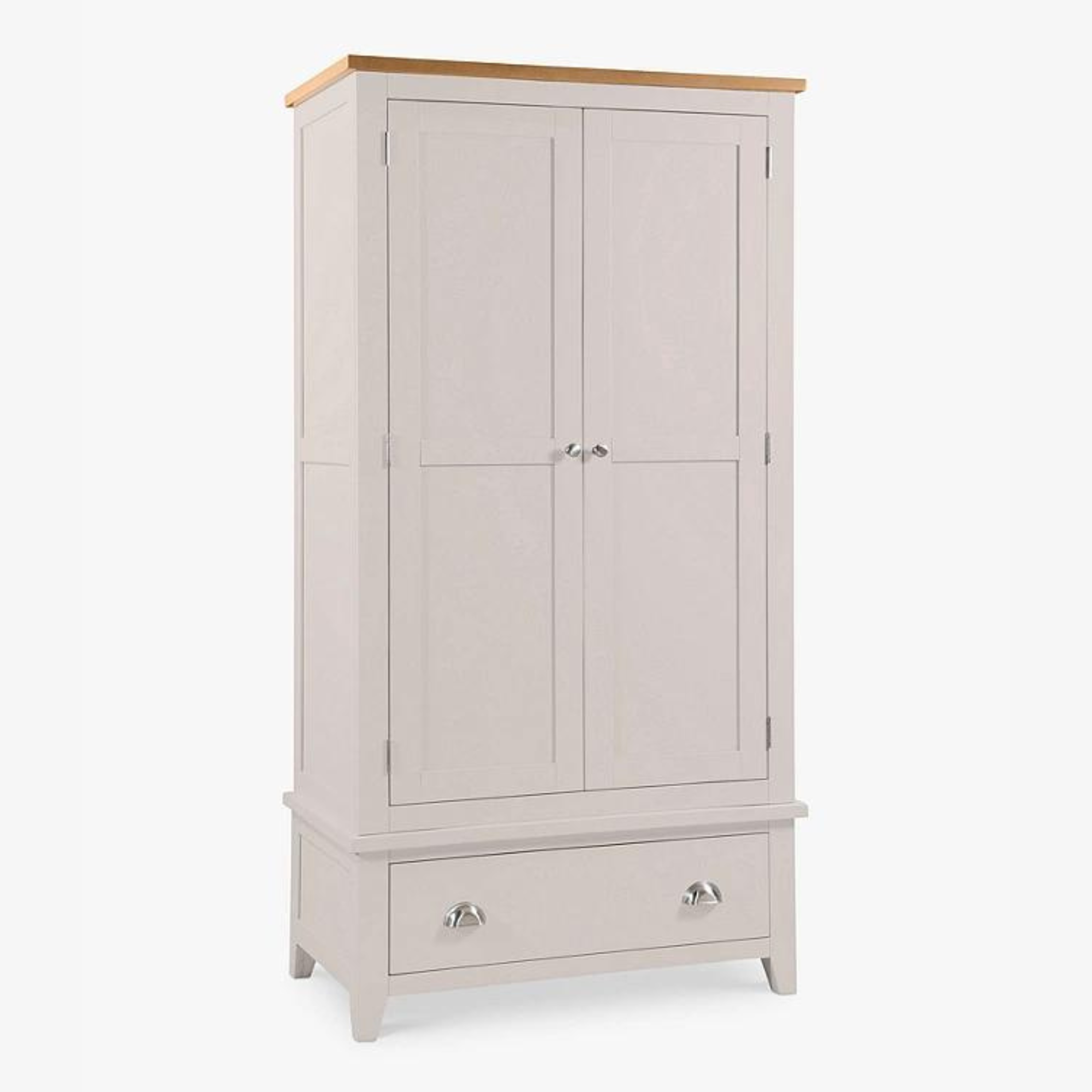 Freestanding double wardrobe store