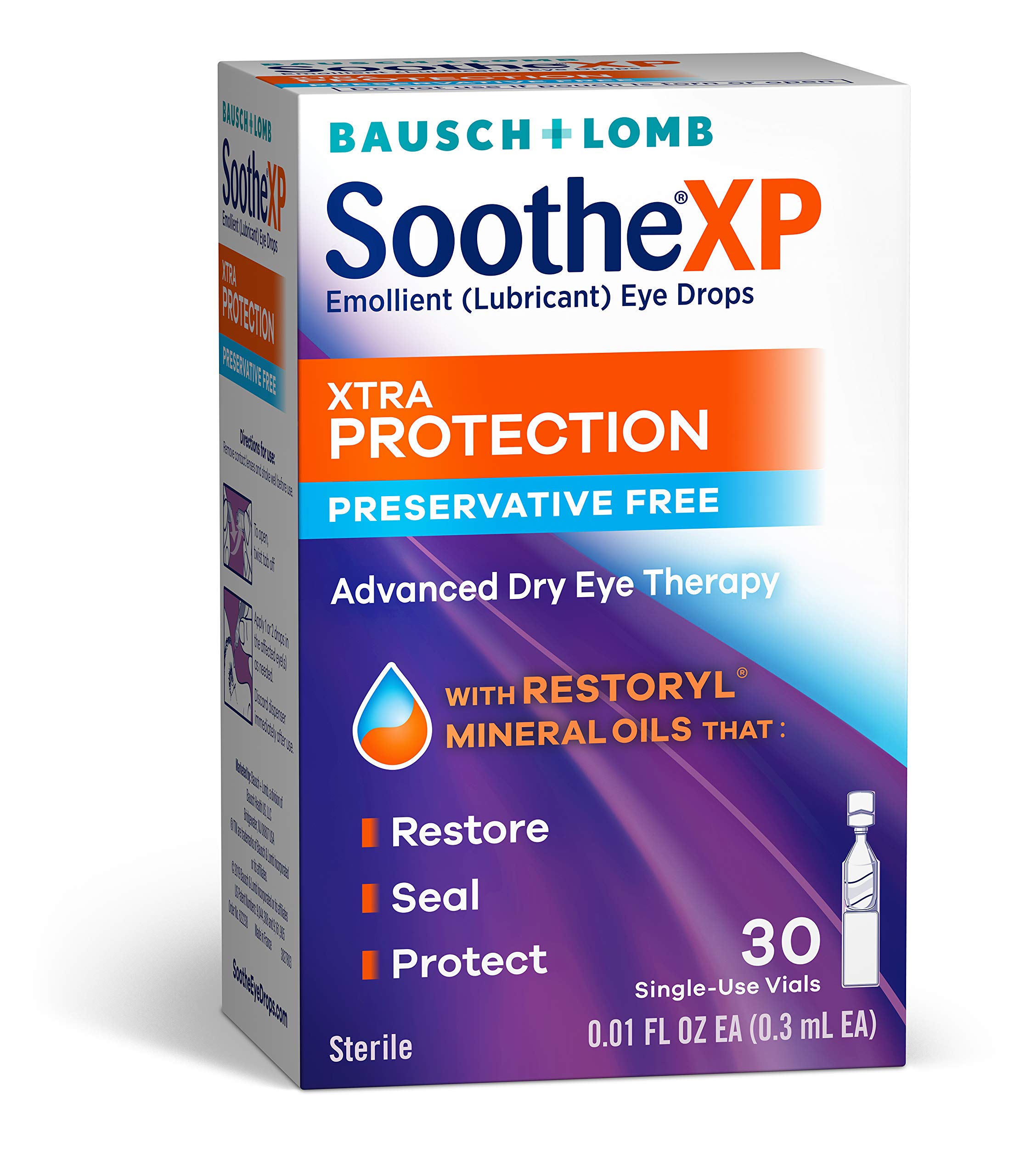 SYSTANE® Day & Night, Lubricant Eye Drops, Eye Drops For Dry Eyes, 2 x ...