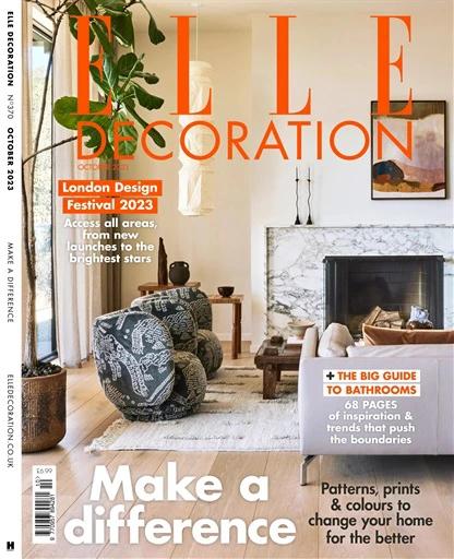 Elle Decor Magazine Stencil Elle Decor Magazine, September 2016