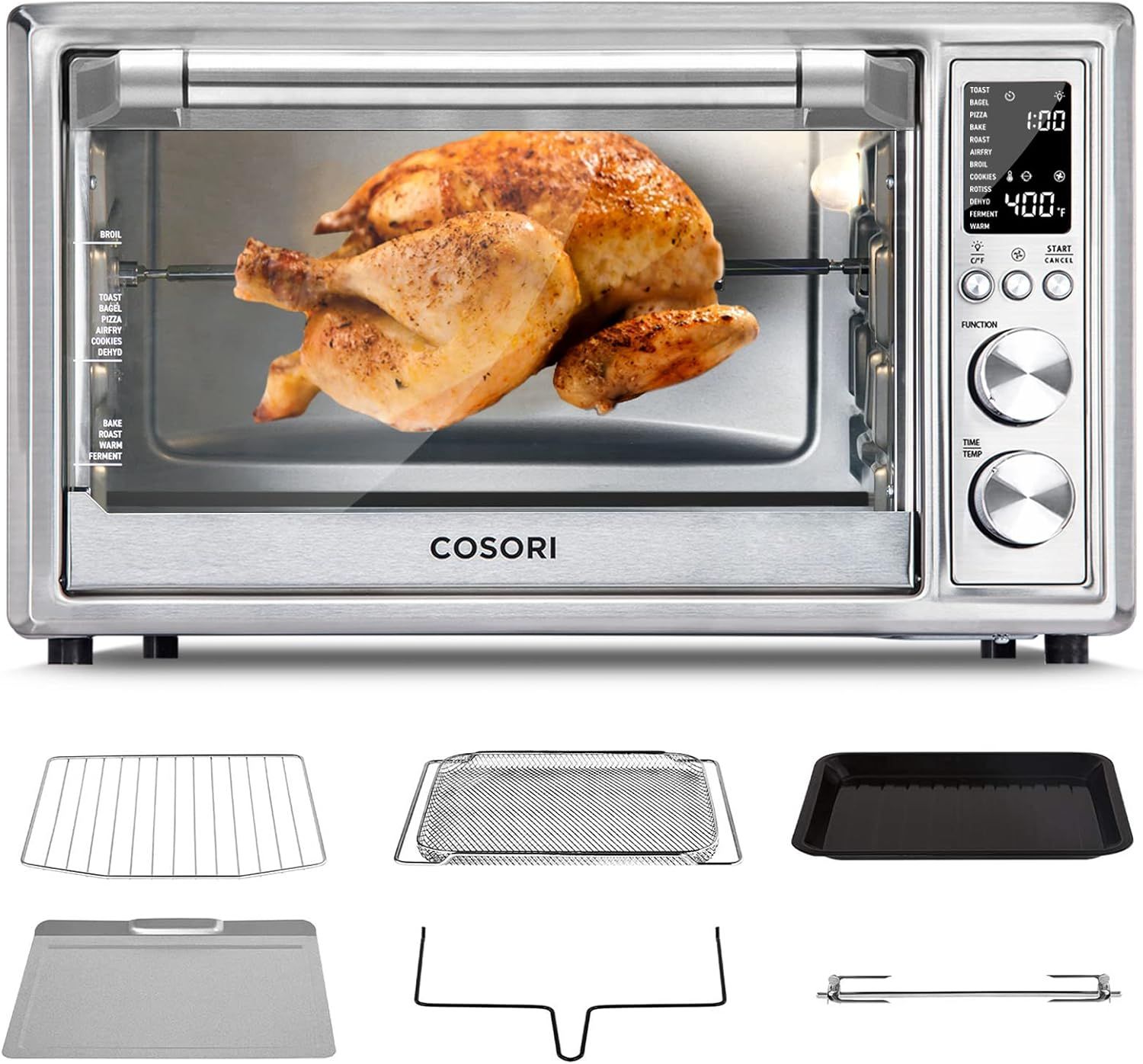 Top rated air fryer with rotisserie store