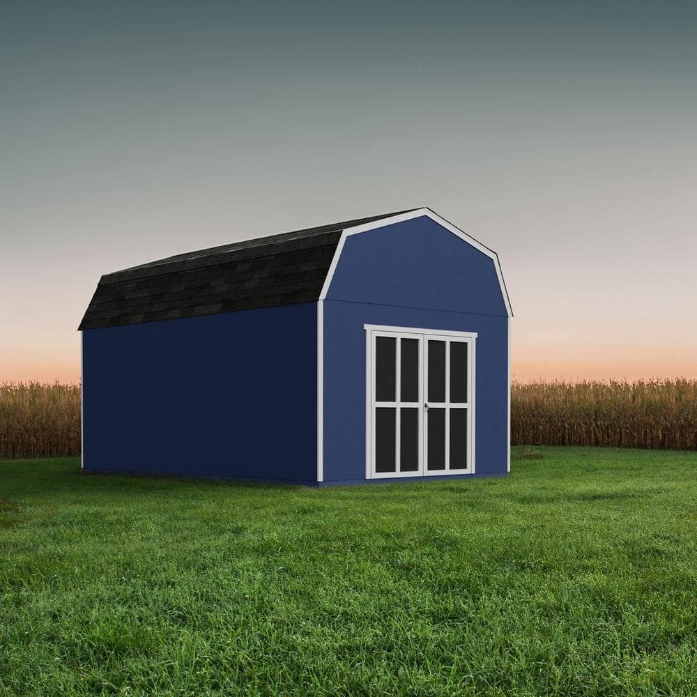 Barn Shed With Lofts Lowes Best Barns Lakewood 12 Ft X 18 Ft Wood